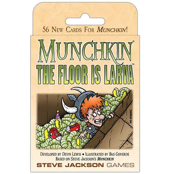 Munchkin The Floor Is Larva | Expansion | UK | Buy Online – Meeples Corner